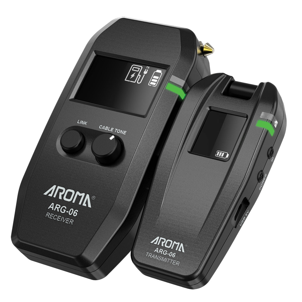 Aroma ARG-06 Wireless Guitar System 5.8Ghz – Musicians Oasis